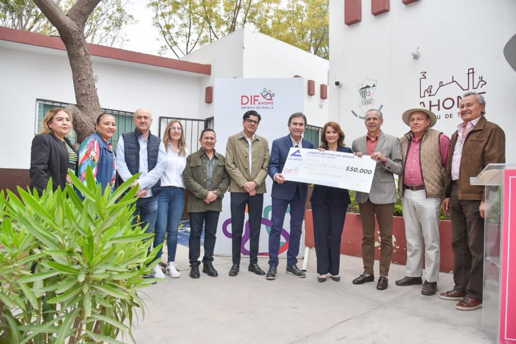 DIF Ahome recibe donativo de 50 mil pesos para remodelar la UBR Los ...