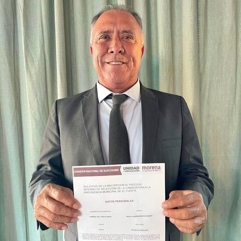 Va por la reelección… Gildardo Leyva se registra como Candidato de ...