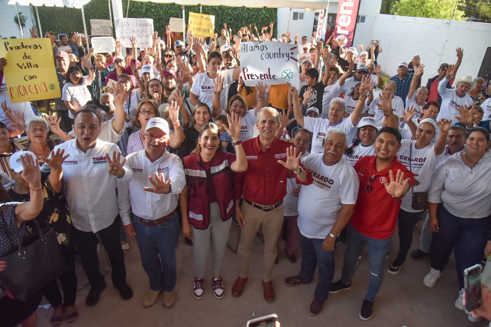 Cientos de personas del Distrito 05 respaldan a Gerardo Vargas Landeros ...