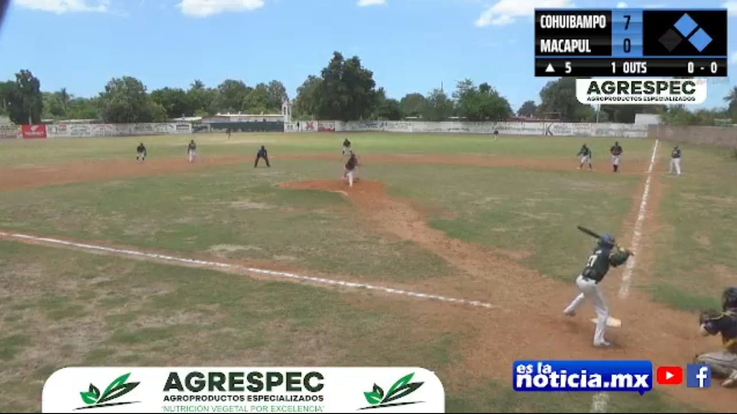 Cohuibampo y El Macapul vuelven a dividir en el beisbol de la Liga “CNC ...